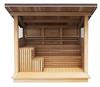 Pure Cube Collection Mountain View Sauna - Knotty Red Cedar - Backyard ...